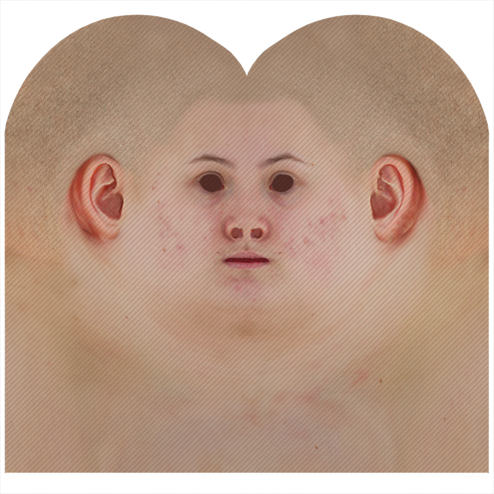 Female Head Texture Map 08